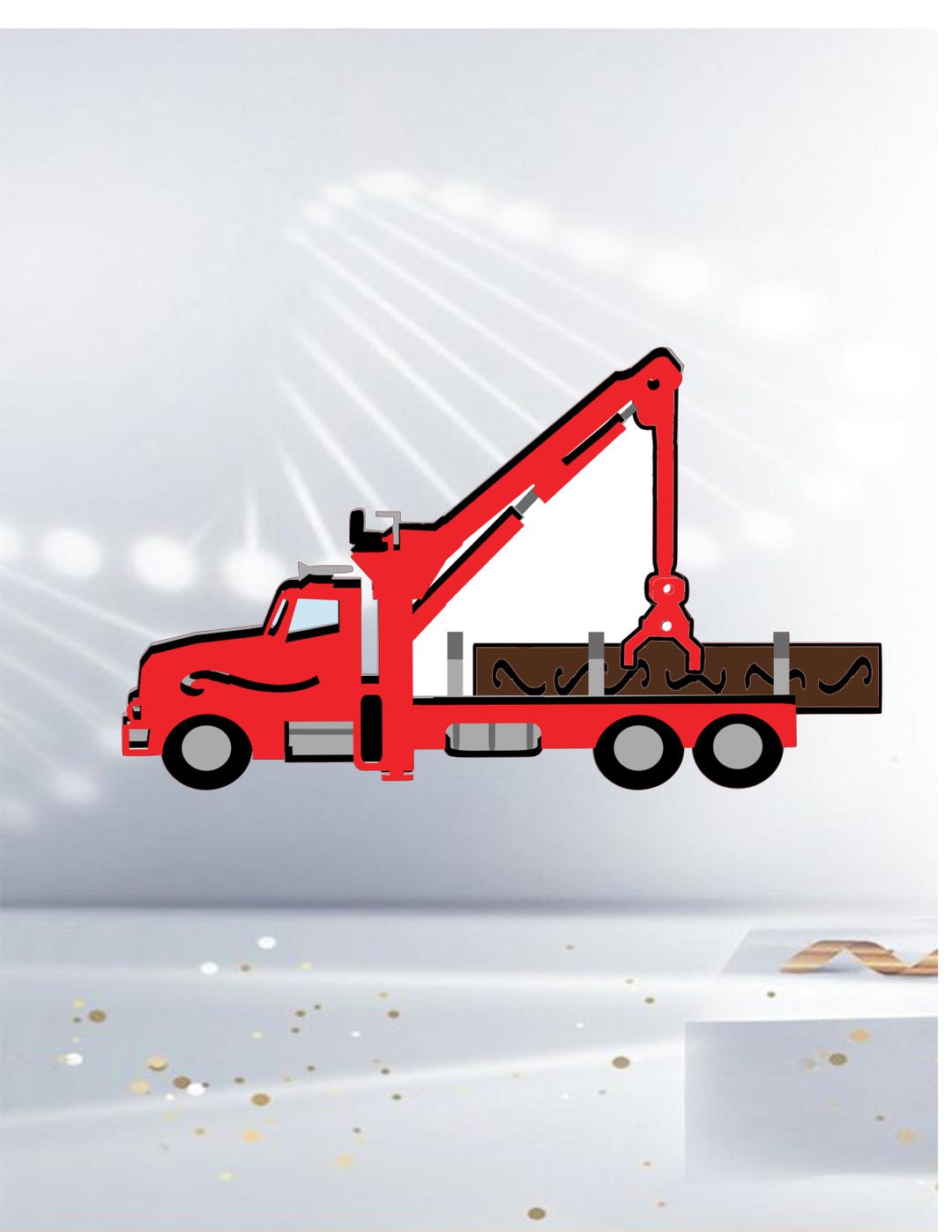 Logger Truck Layered, Svg DIGITAL DOWNLOAD Layered for Cricut ...