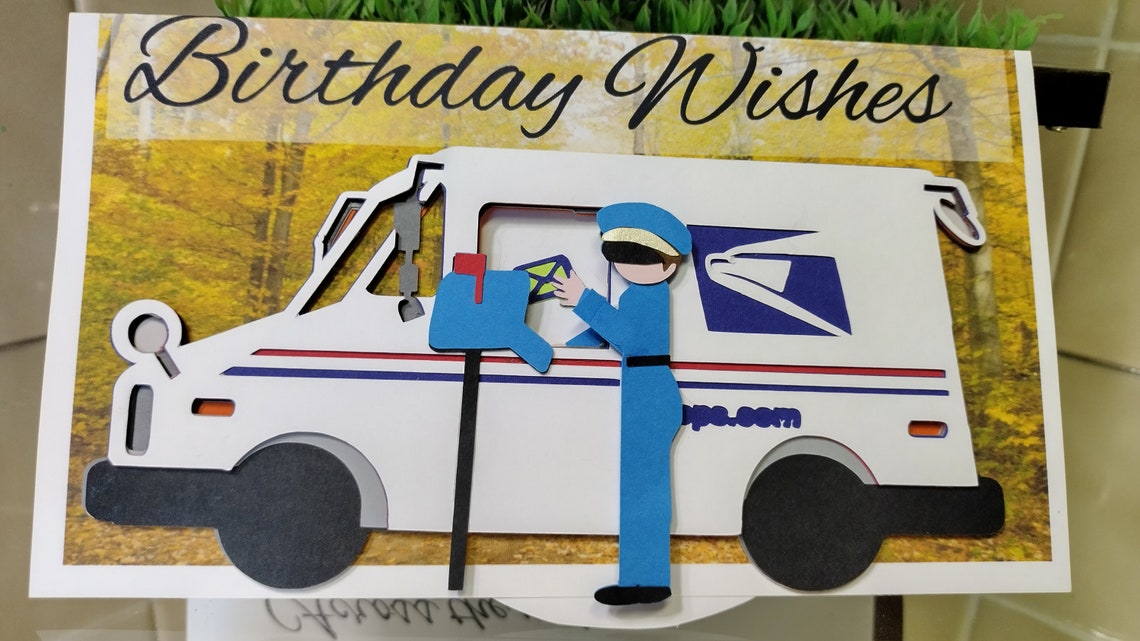Mailman SVG DIGITAL Download Mail Layered Interactive USA & - Etsy
