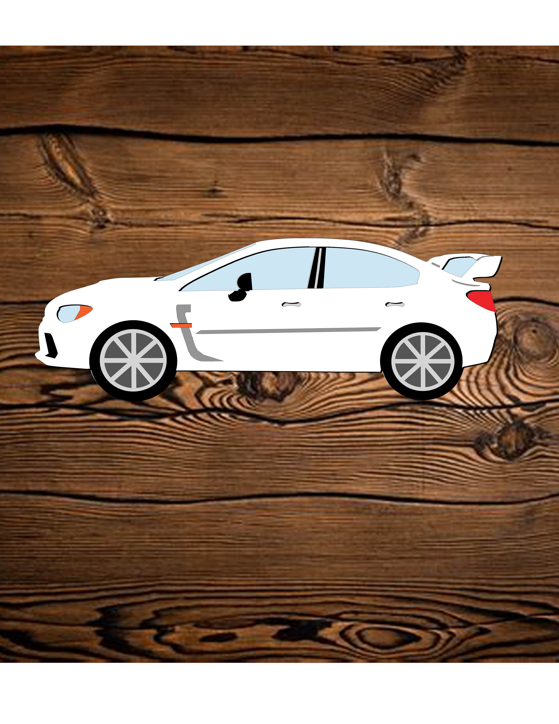 Subaru WRX DIGITAL DOWNLOAD Layered Pattern for Cricut, Silhouette ...