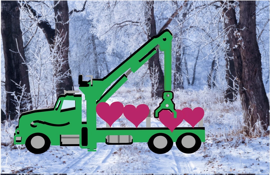Logger Truck Layered, Svg DIGITAL DOWNLOAD Self Loading for Cricut and ...