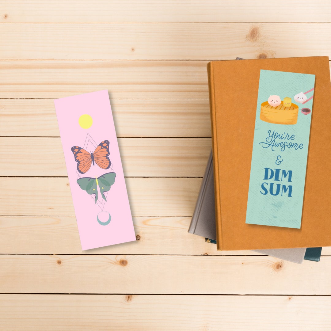 Hand Drawn Printable Bookmarks, Set of 40, Instant Download, Gifts for ...