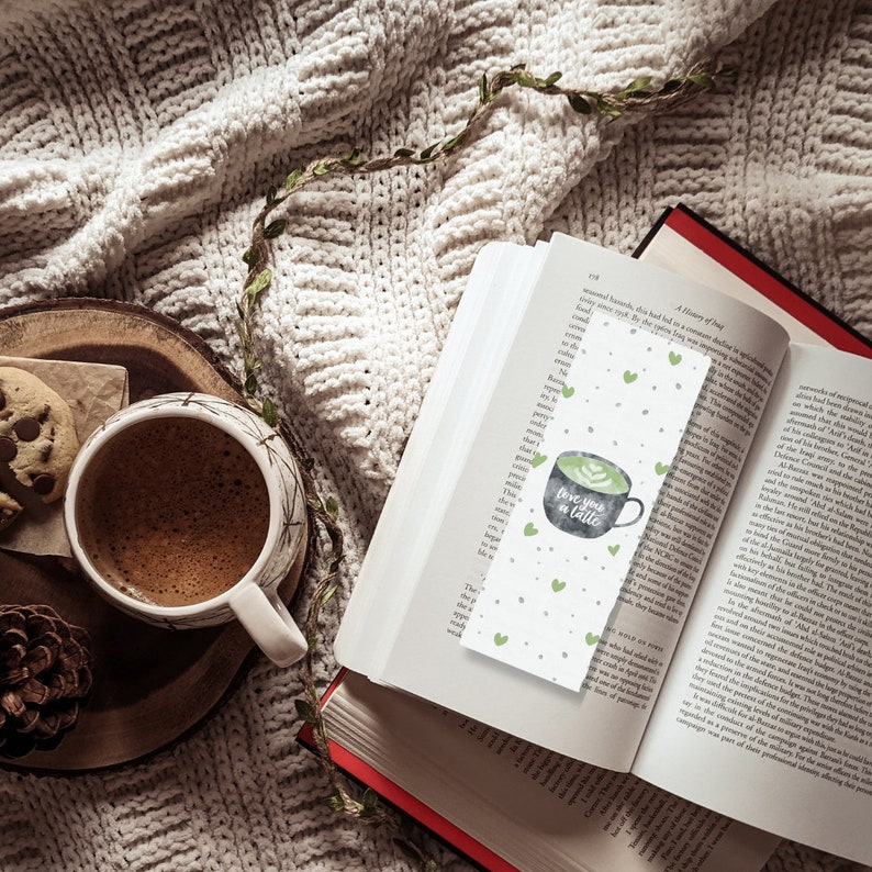 Hand Drawn Tea Inspired Printable Bookmarks | Digital Download | Set of ...