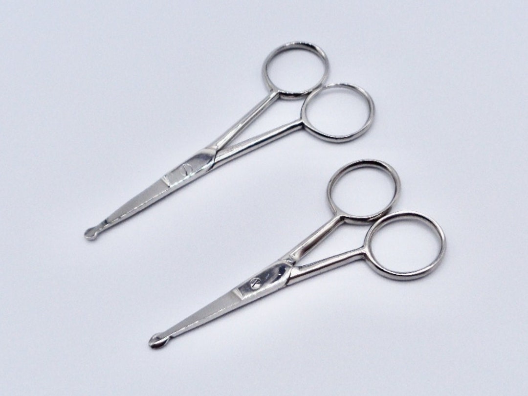 Pair 3.5" and 4" Ear / Nose Trimming Scissors Made by Surgical ...