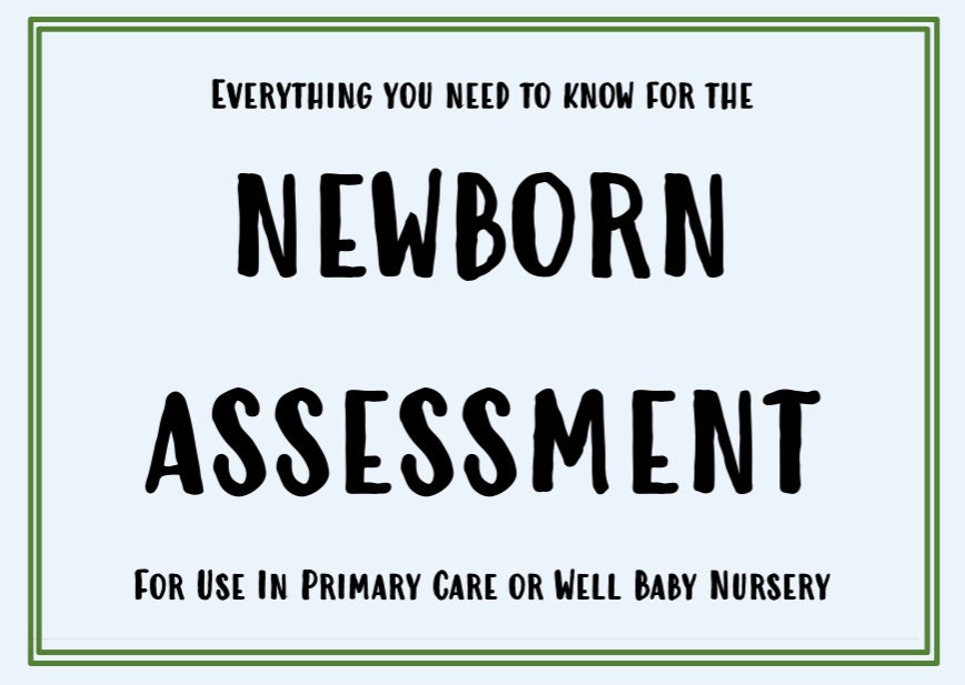 Newborn Assessment Cheat Sheet, Hard Copy Shipped to You - Etsy