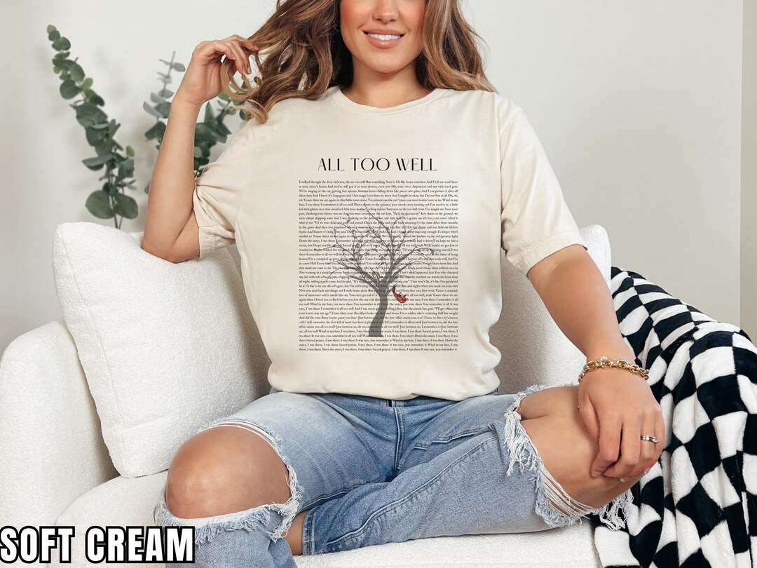 All Too Well Lyric Shirt, R.E.D Album, All Too Well 10 Minute Version ...