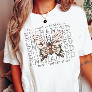 Enchanted Shirt, Taylor Shirt, Taylor Merch, 1.9.8.9 Album, LVR Album ...