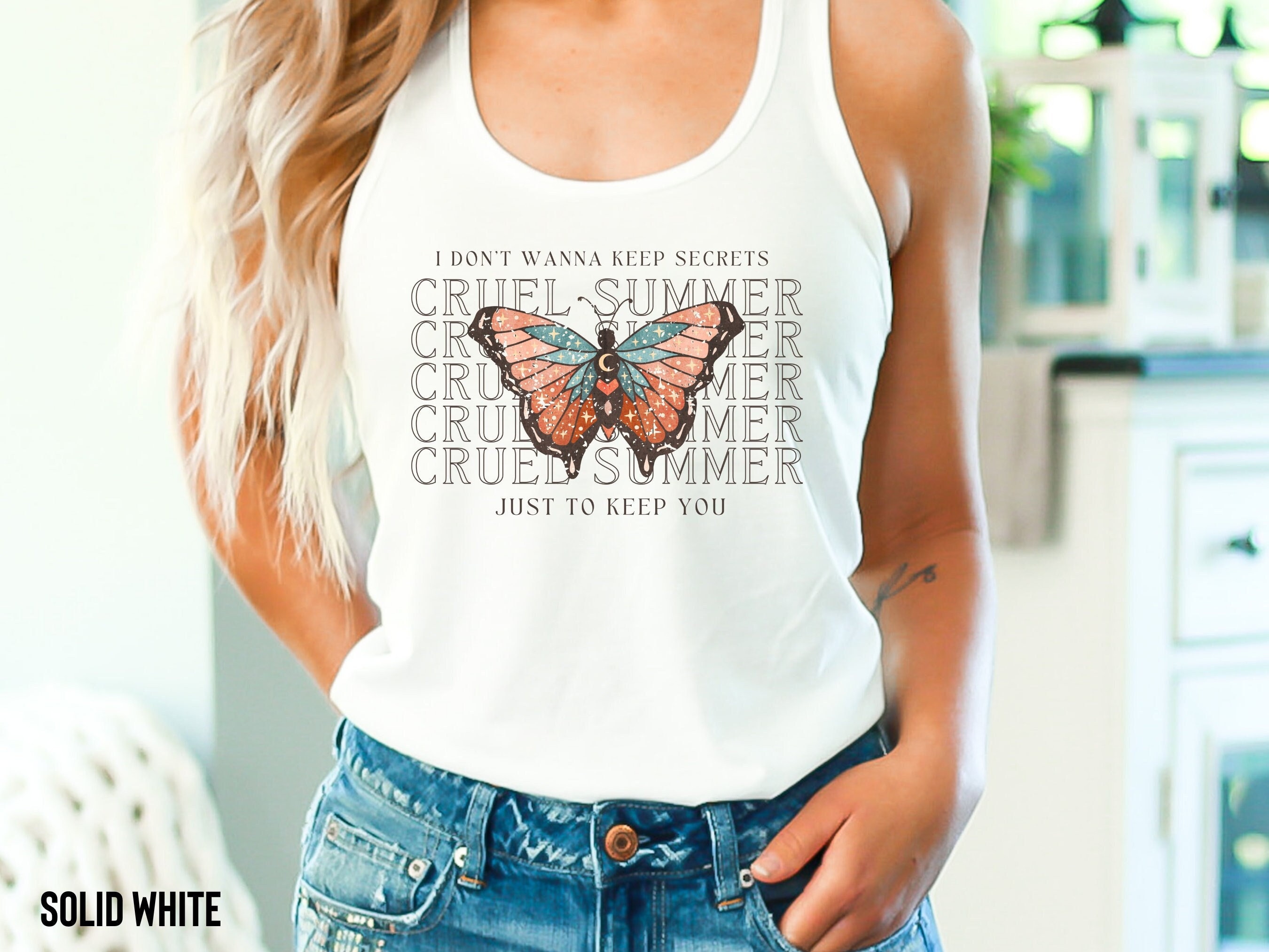 Cruel Summer Tank Top, Cruel Summer, Taylor Tank Top, LVR Merch, Eras ...