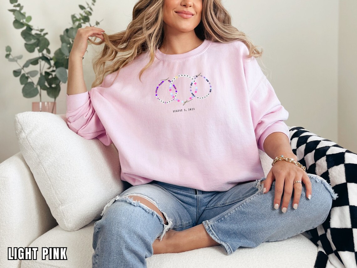 Eras Tour Friendship Bracelet Sweatshirt, Sofi Stadium August 3, Taylor ...