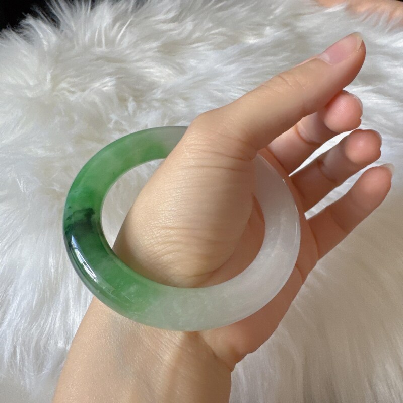 Jade Bangle Bracelet - Etsy