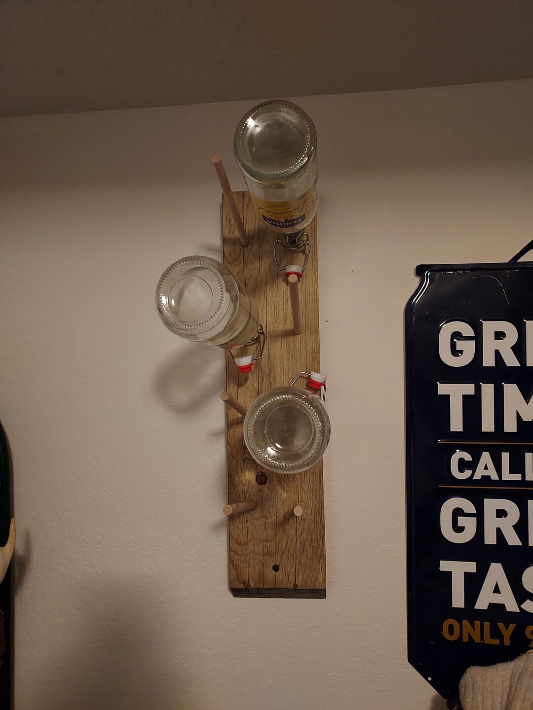 Wine Bottle Drying Rack - Etsy