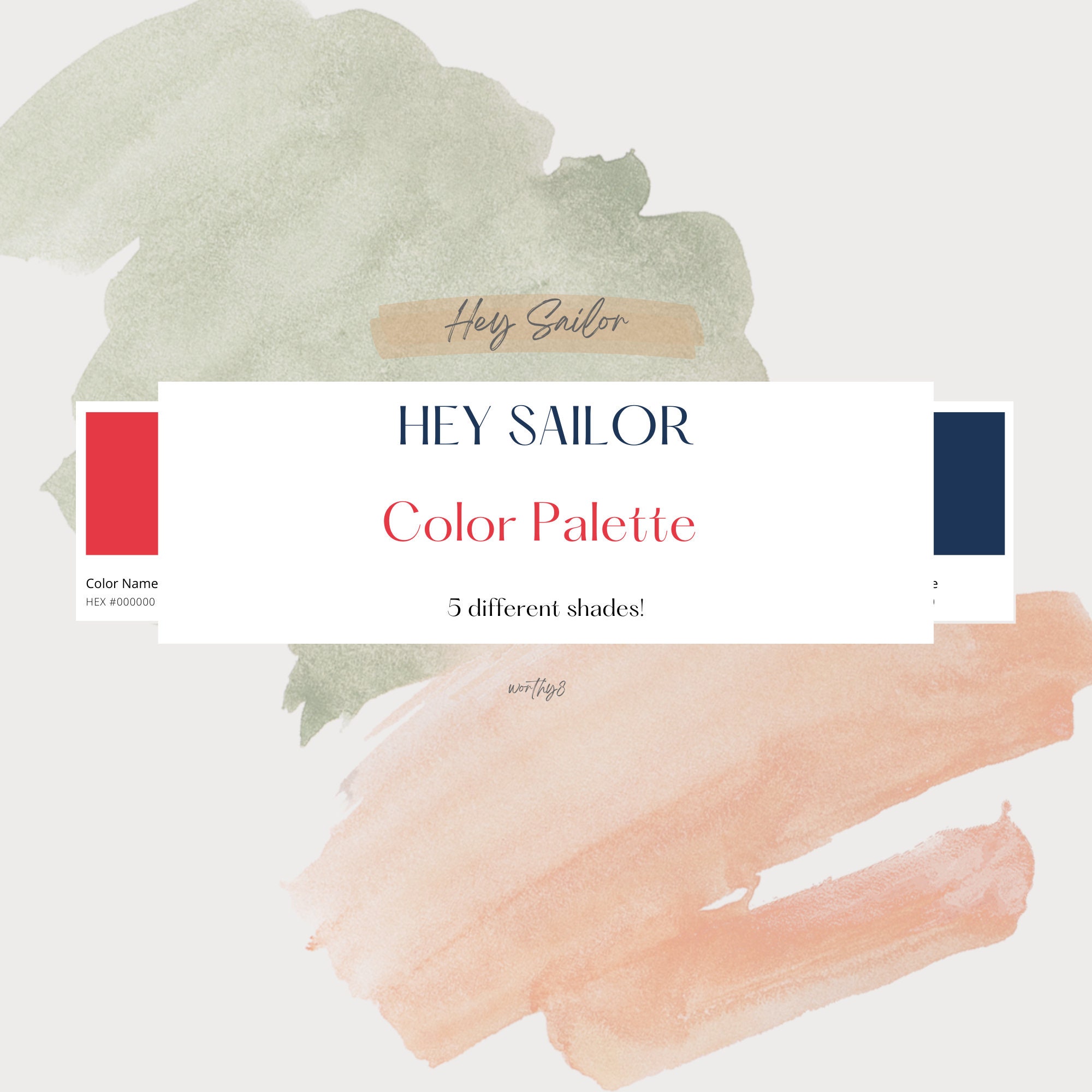 HEY SAILOR Color Palette • Color Palette • Color Swatches • Procreate ...
