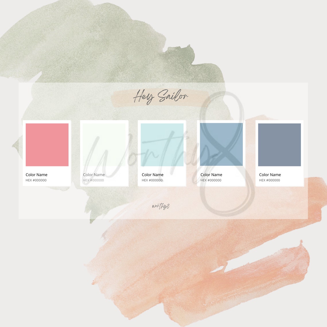 HEY SAILOR Color Palette • Color Palette • Color Swatches • Procreate ...