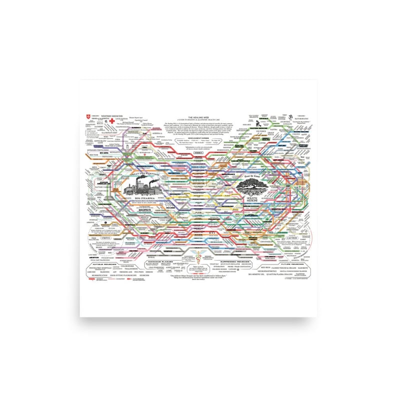 THE HEALING WEB Poster | Holistic Healing | Functional Medicine ...