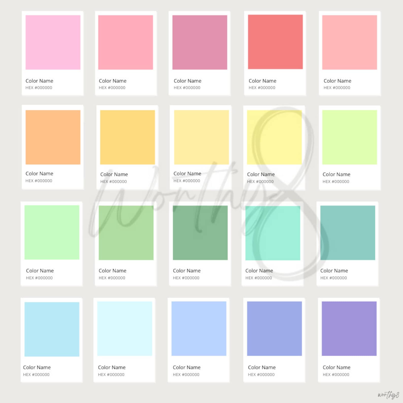SUNNY SUMMER Color Palette • Color Palette • Color Swatches • Procreate ...