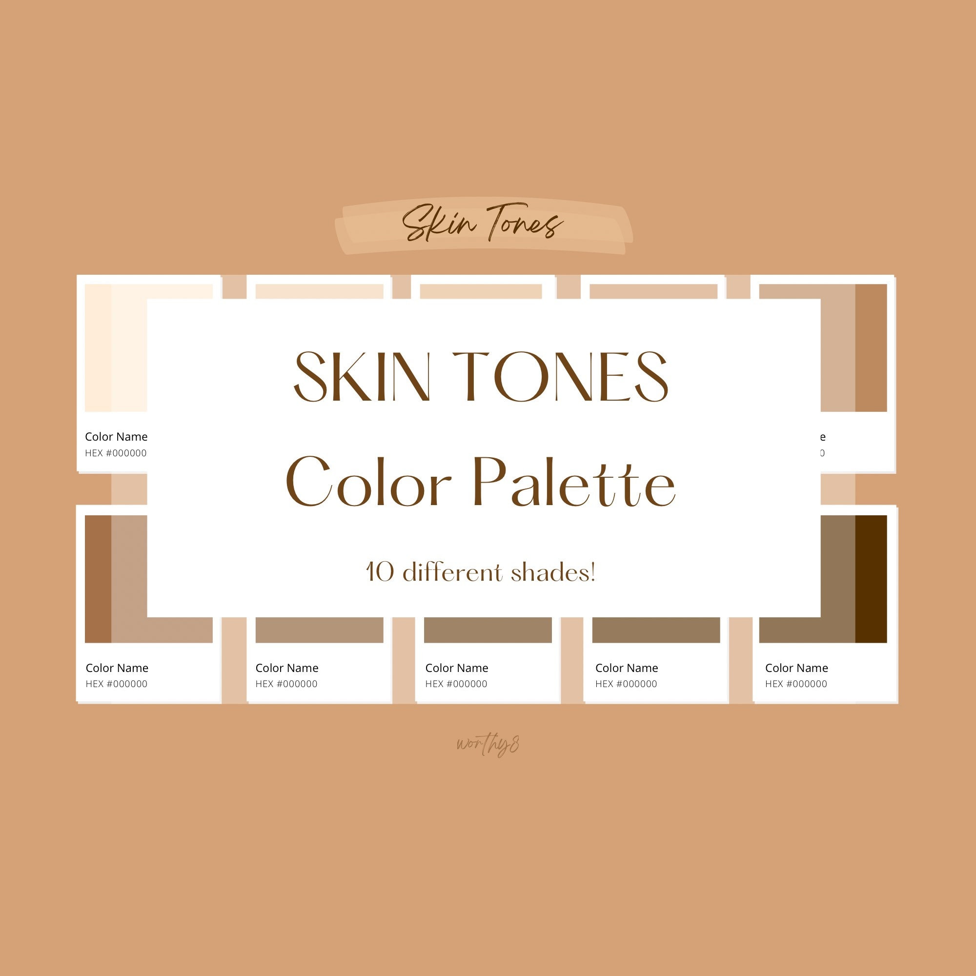 Different Skin Tone Names