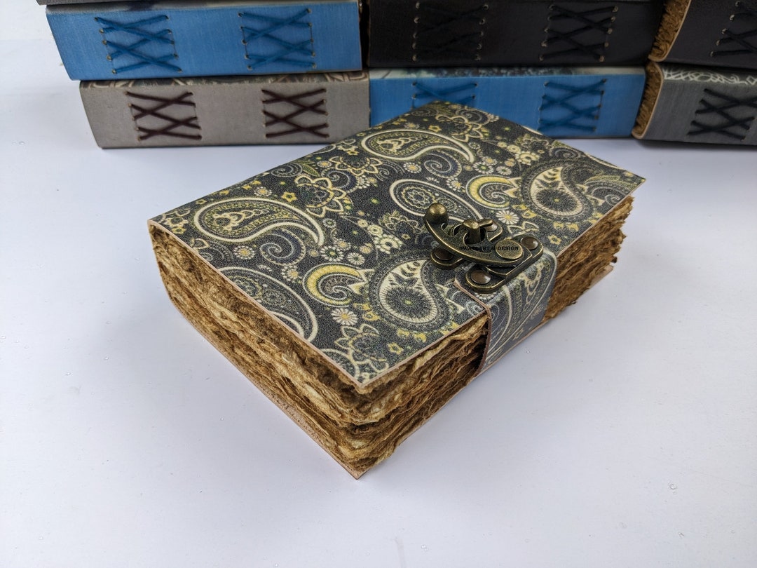 Mandala Print Blank Spell Book of Shadows Journal With Lock Vintage ...