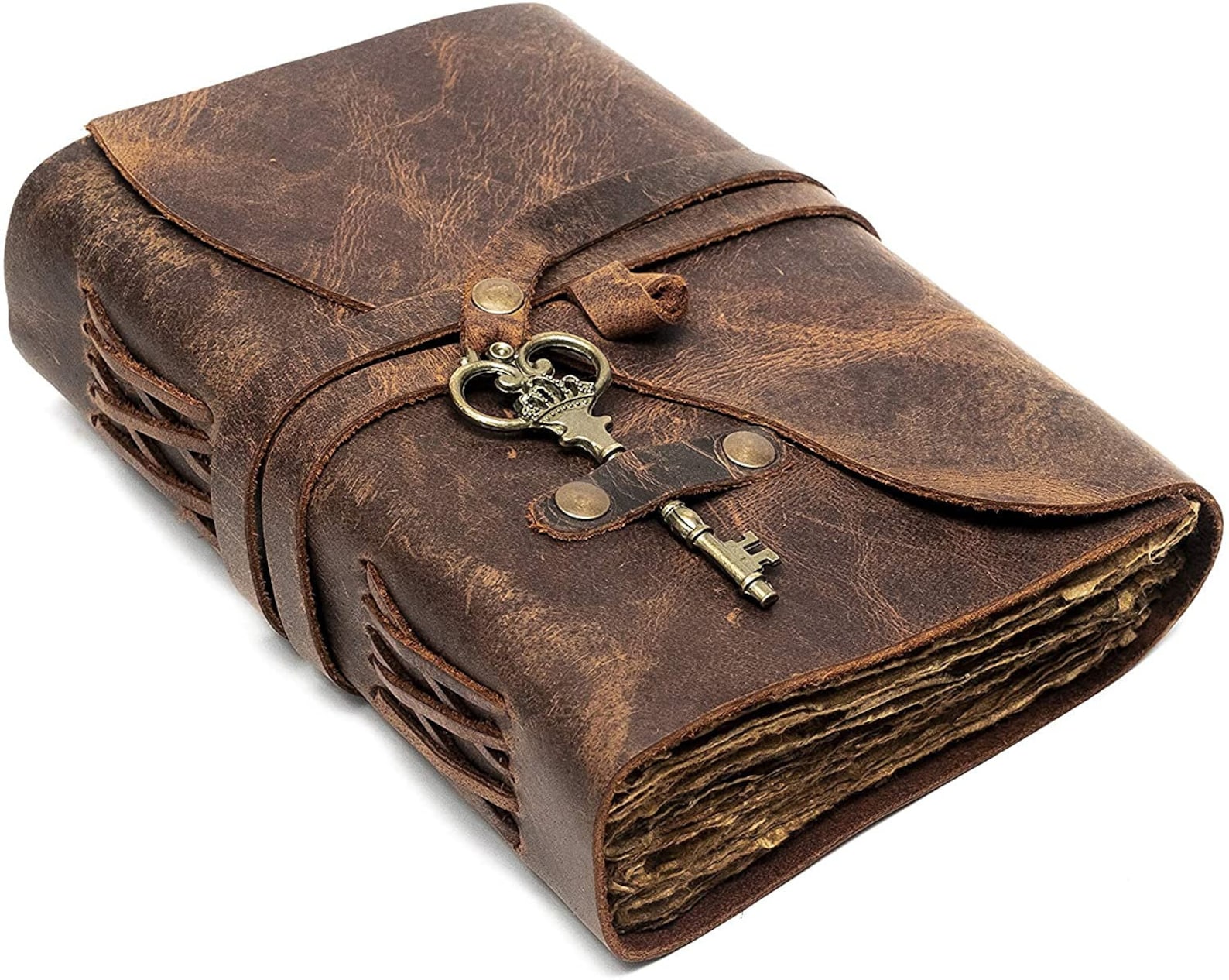 Personalized Leather A5 Sketchbook Cover Refillable Leather Bound ...