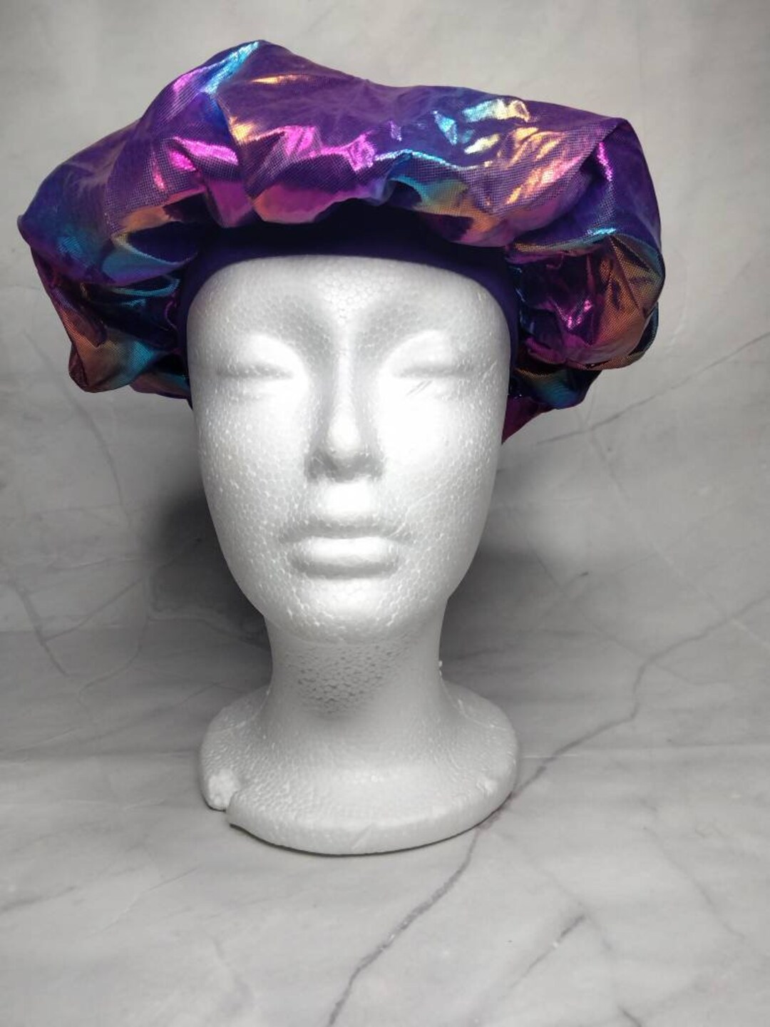 Silk Purple Holographic Bonnet - Etsy