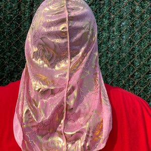 Pink and Gold Floral Durag - Etsy
