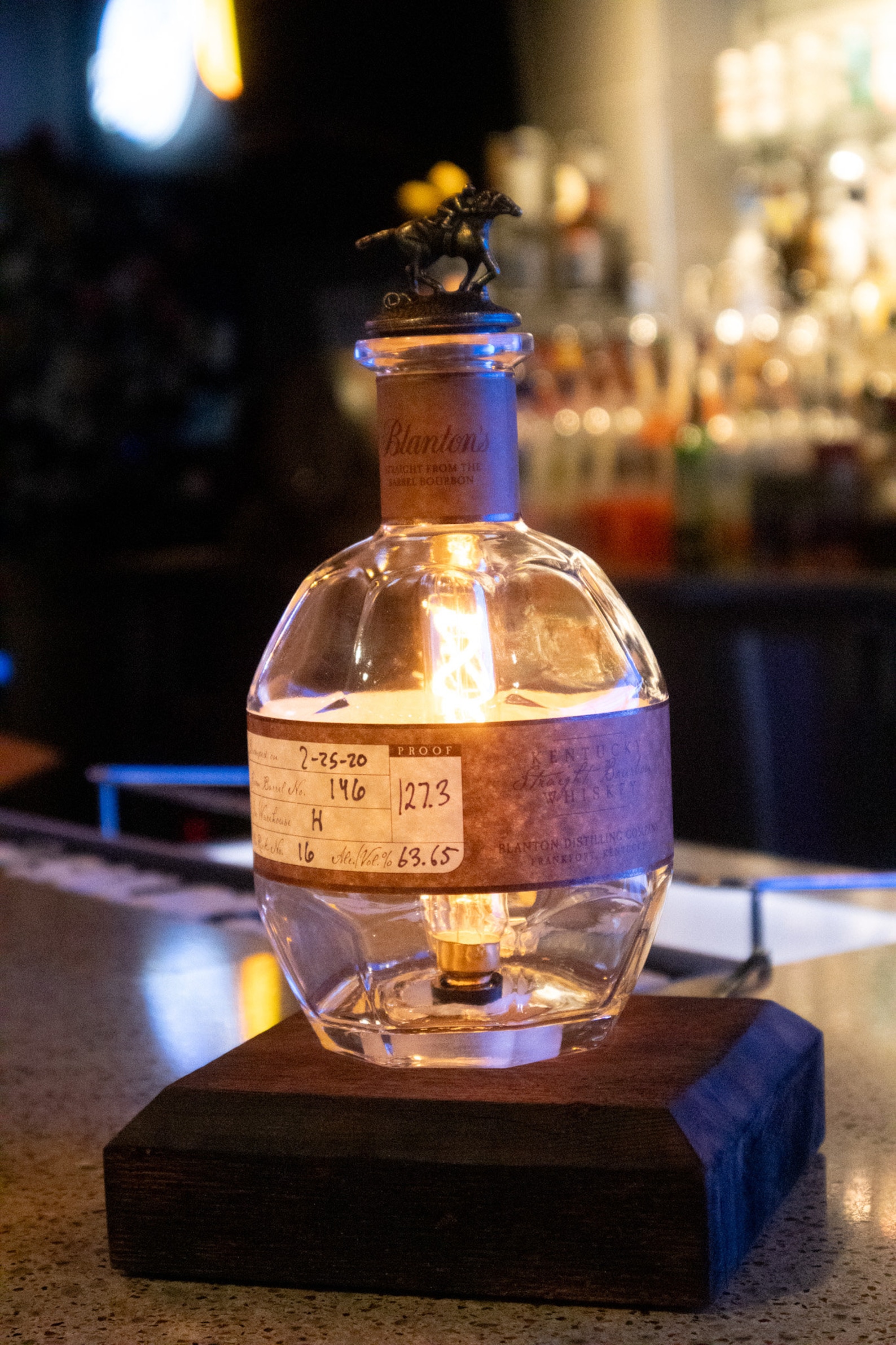 Horse Topper Bourbon Whiskey Lamp | Bourbon Gifts | Whiskey Decor | Man ...