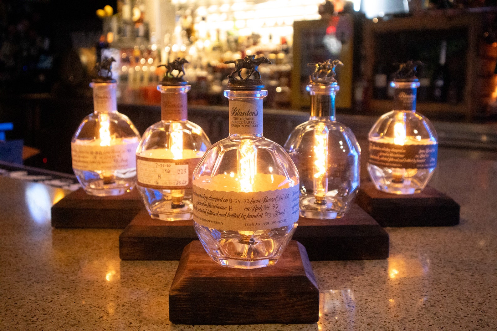 Horse Topper Bourbon Whiskey Lamp | Bourbon Gifts | Whiskey Decor | Man ...