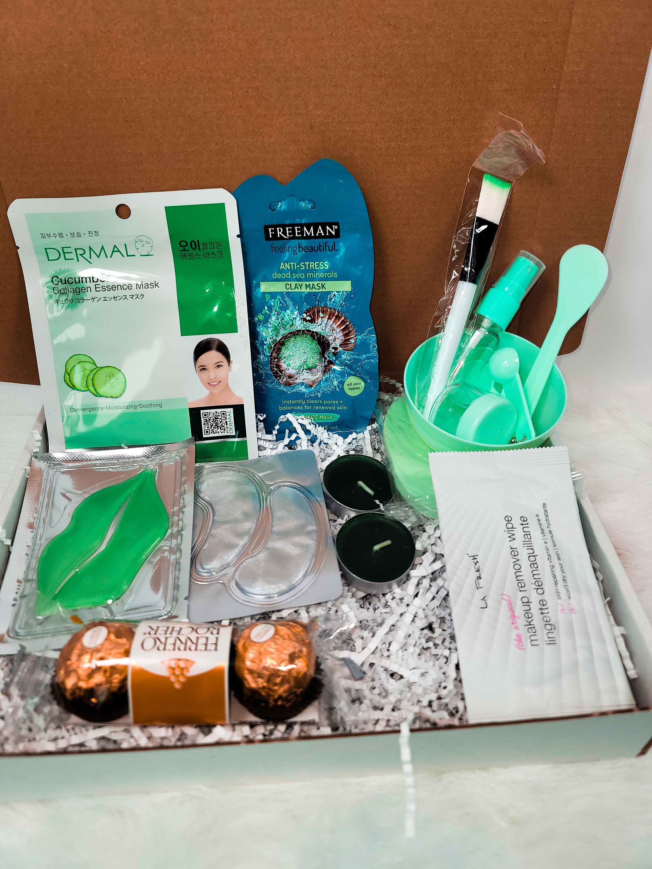 Facial Care Set, Self Care Gift Box for Her, Skin Care Set, Spa Box ...