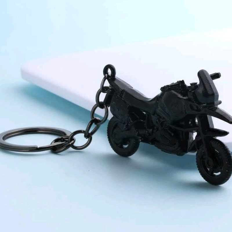 Motorcycle Keychain - Etsy