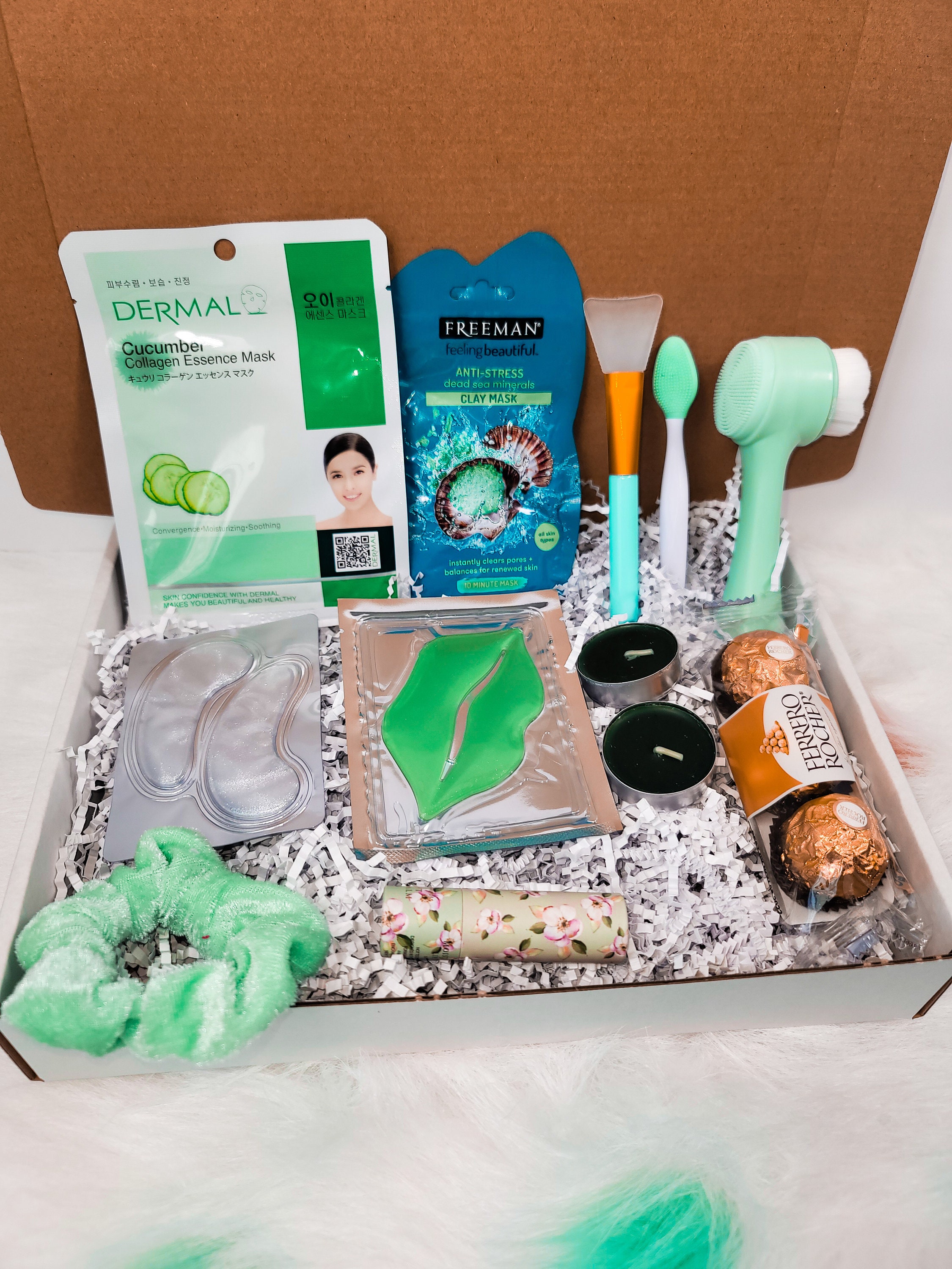 Facial Care Set, Self Care Gift Box , Skin Care Set, Spa Box ...