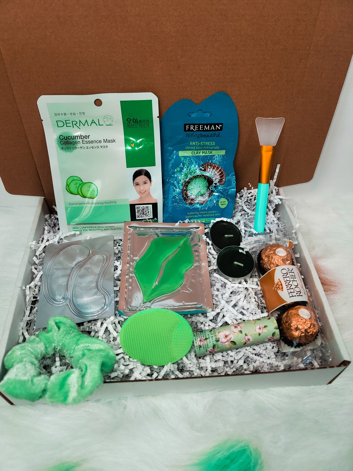 Facial Care Set, Self Care Gift Box for Her, Skin Care Set, Spa Box ...