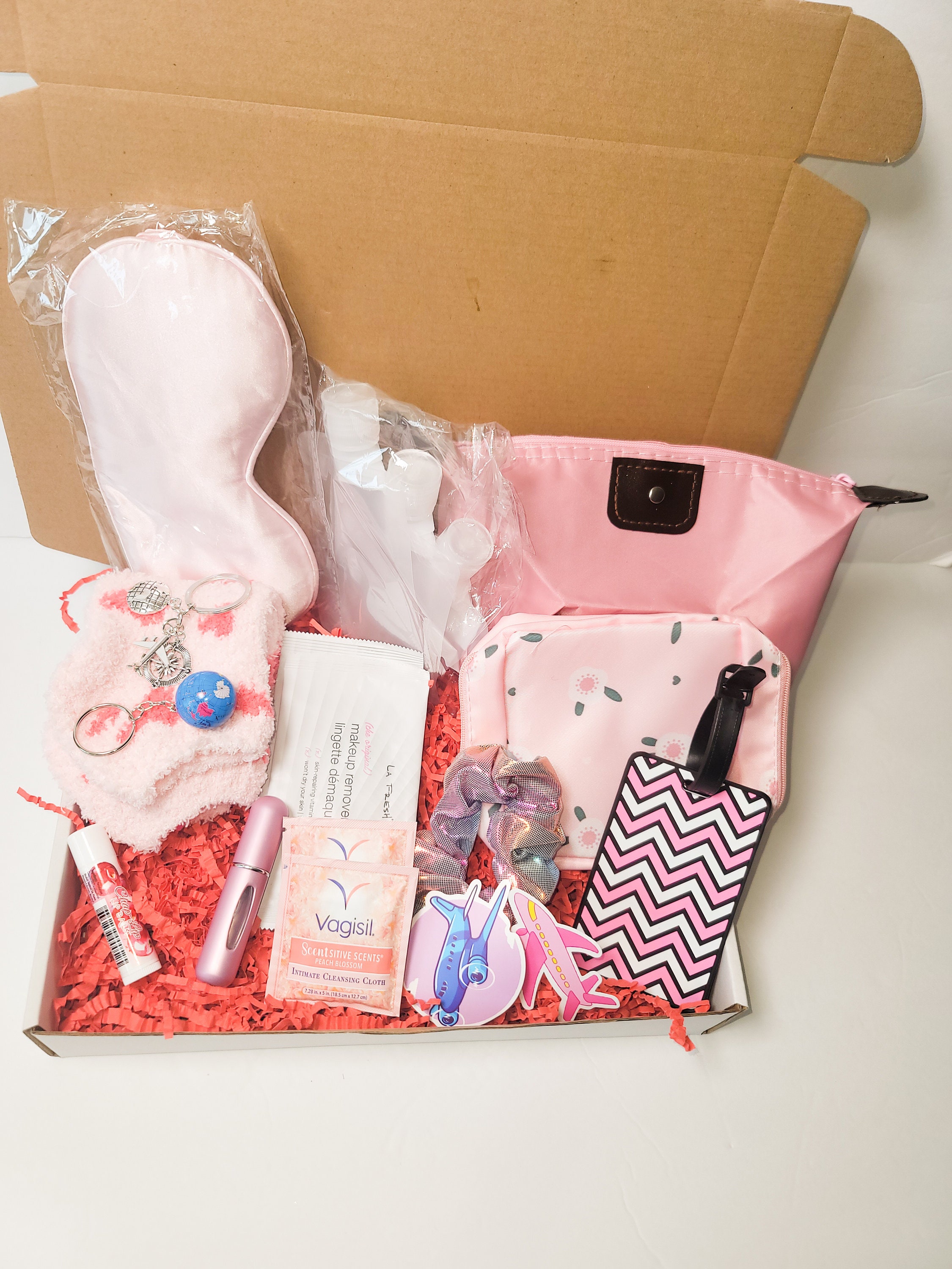 Travel Kit Set, Travel Kit Gift Box for Teen Women, Birthday Gift Set ...