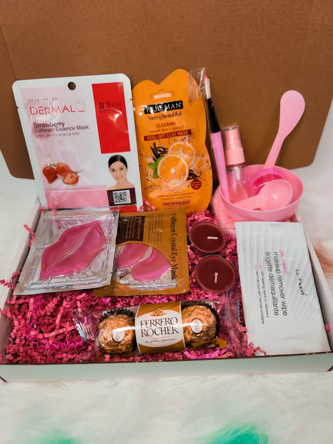 Facial Care Set, Self Care Gift Box for Her, Skin Care Set, Spa Box ...