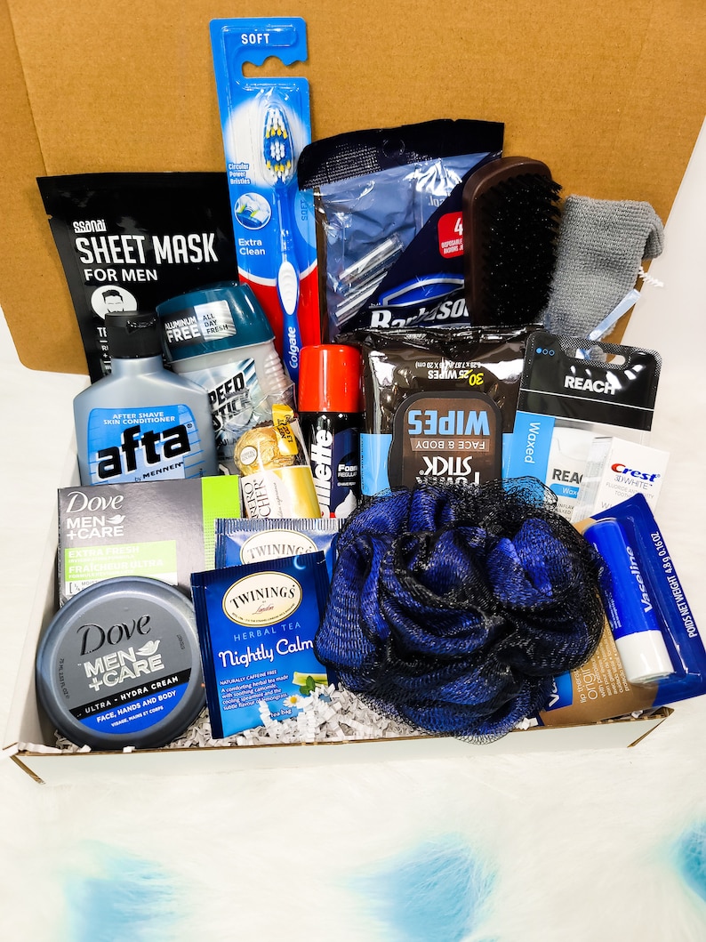 Self Care Gift Box, Grooming Gift Box, Valentines Gift for Men, Skin ...