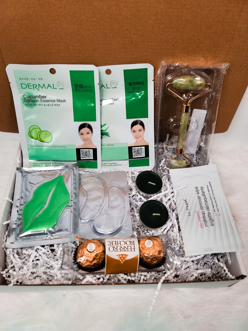 Facial Care Set, Self Care Gift Box for Her, Skin Care Set, Spa Box ...
