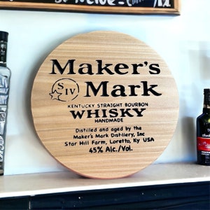 Handmade Liquor Bar Sign 11.5 Inch Man Cave - Etsy