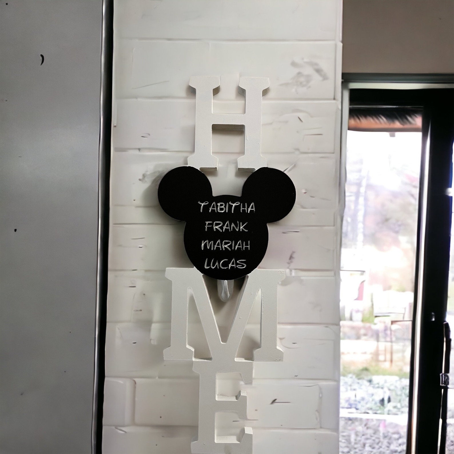 Personalized Mickey Mouse Wall Sign With Custom Names Unique - Etsy