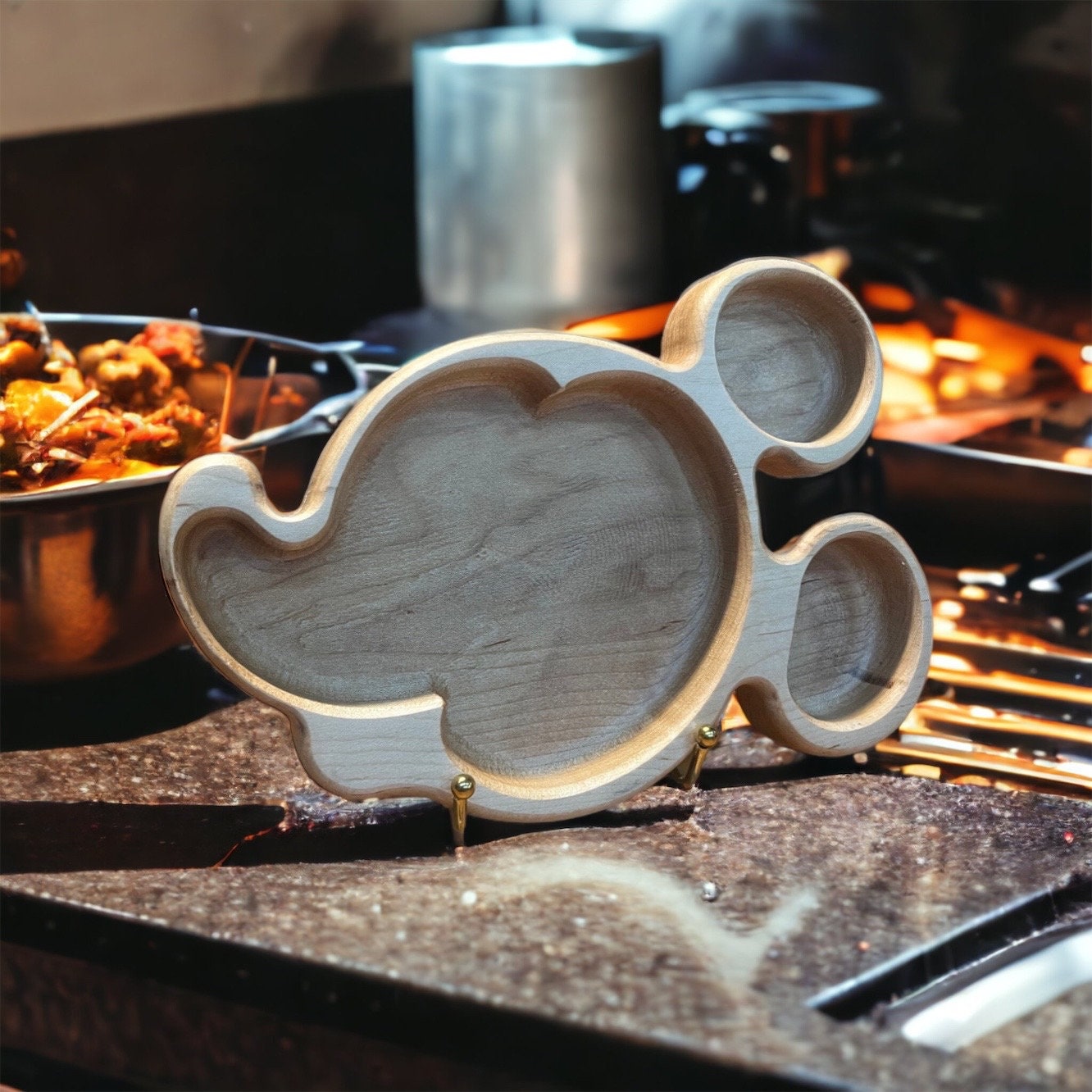 Mickey Mouse Bowl Handmade Wooden Mickey Mouse Shaped Bowl Mickey Mouse ...