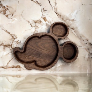 Mickey Mouse Bowl Handmade Wooden Mickey Mouse Shaped Bowl Mickey Mouse ...