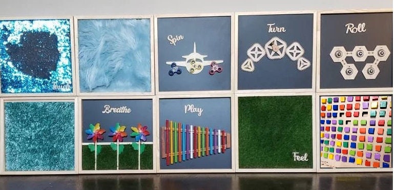 DIY Sensory Wall With 10 Unique Sensory Wall Panels, Sensory Panels for ...