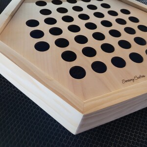 Hexagon Peg Boards Set of 2 With 120 Acrylic Pegs Sensory Activity ...