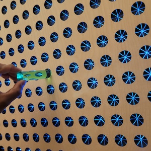 4-ft Giant LED Pegboard Bright Lite Peg Board Sensory Crafters 47 X 31 ...