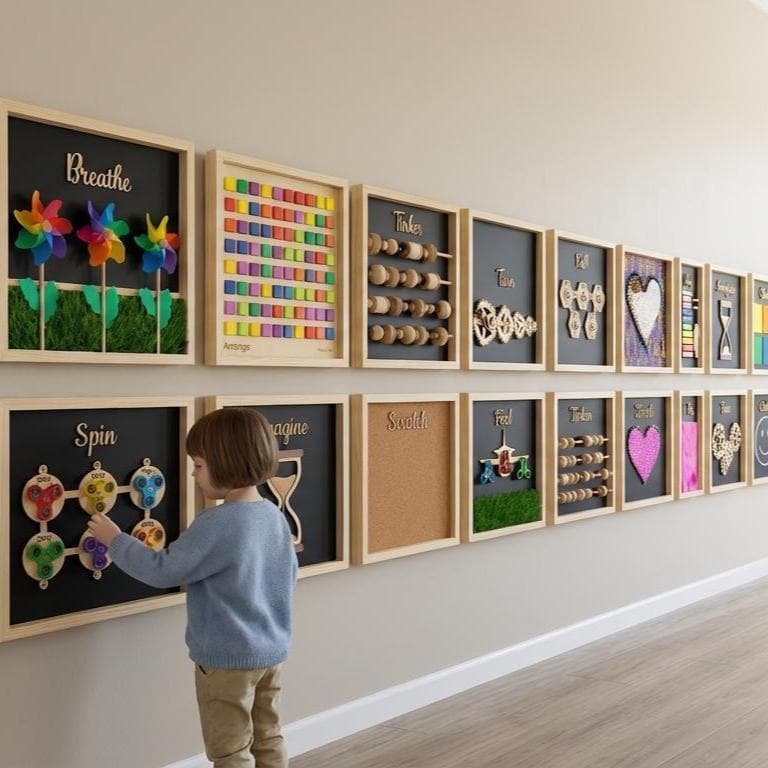 Sensory Wall 32 Sensory Board Set Sensory Wall Panels, Sensory Activity ...
