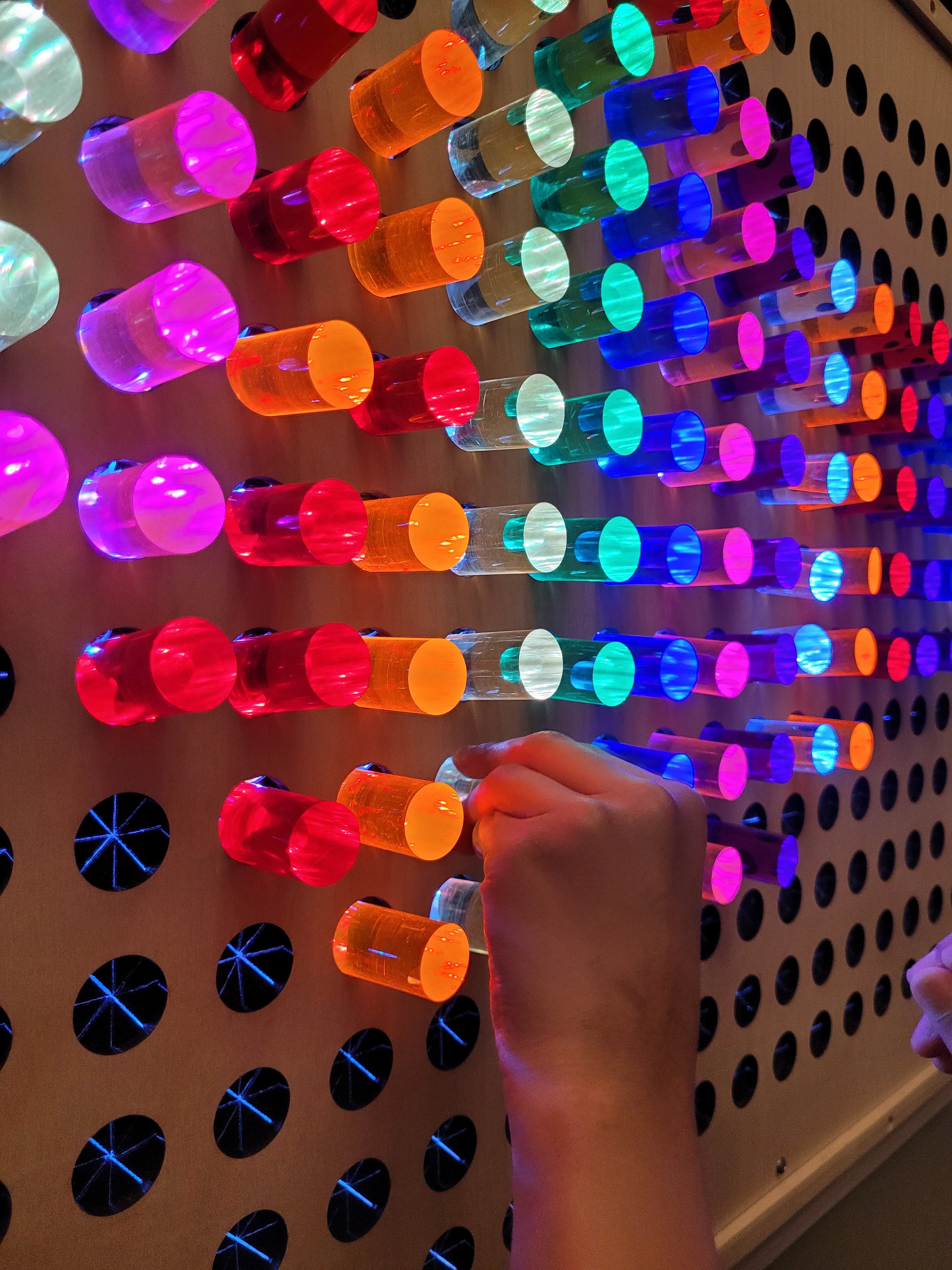 4-ft Giant LED Pegboard | Bright Lite Peg Board | Sensory Crafters ...