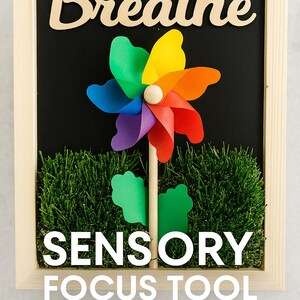 Mini Sensory Board - "breathe" Pinwheels Perfect for Montesorri, Autism ...