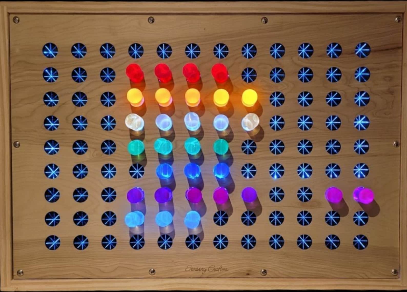 Giant Light Peg Board | Giant Bright Led Light | Electronic Birthday ...