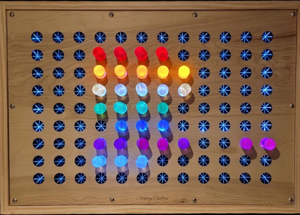 Giant Light Peg Board | Giant Bright Led Light | Electronic Birthday ...