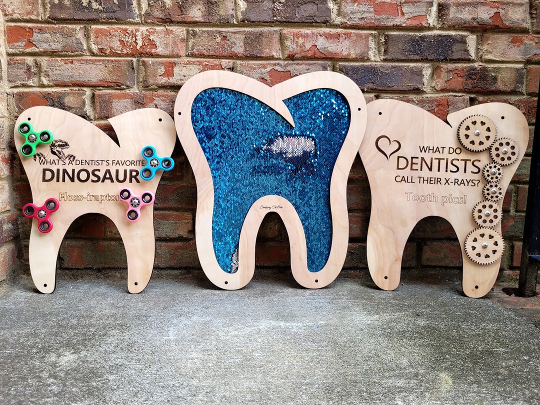Dental Sensory Board Set - Customizable Tooth Shape Orthodontist ...