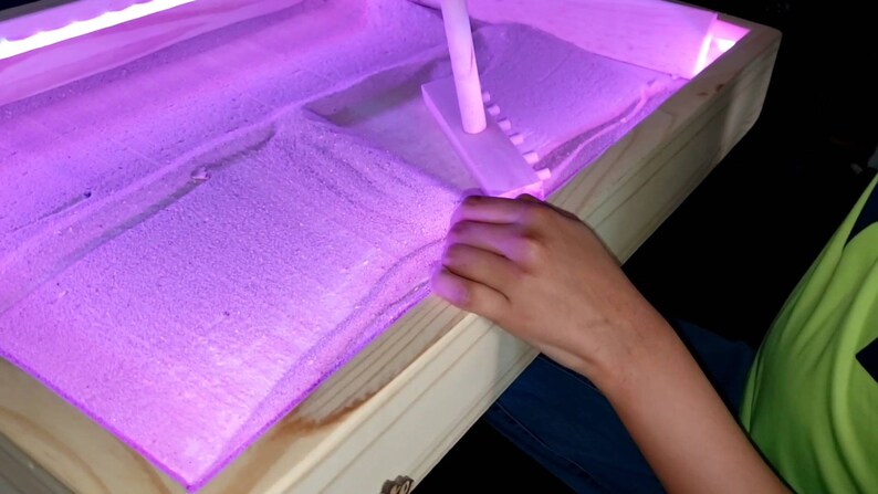 LED Light Sand Tray Color-changing LED Lighting With Remote - Etsy