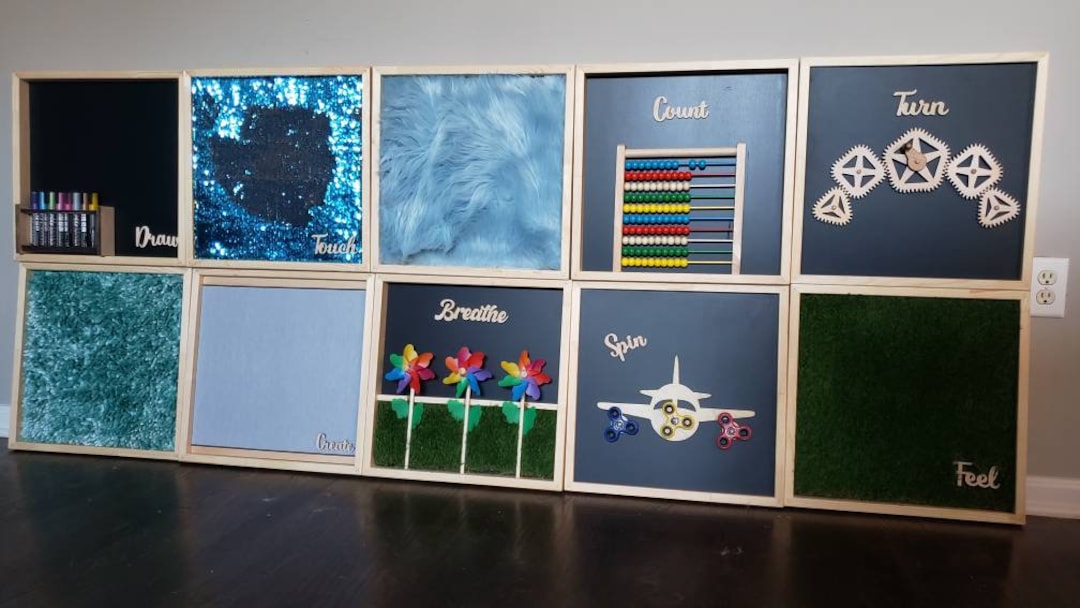 DIY Sensory Wall With 10 Unique Sensory Wall Panels Sensory - Etsy