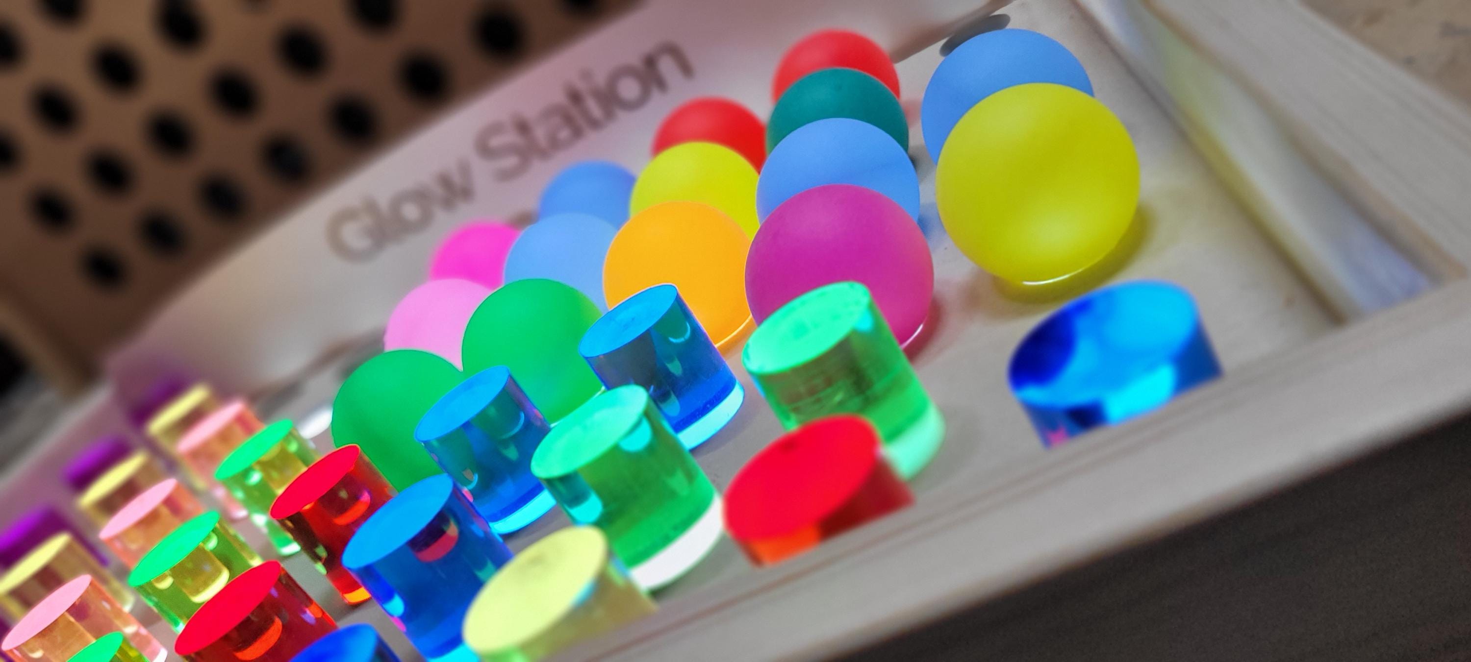 Sensory Glow Station LED Pegboard / Tabletop Light Box, Fits Most 16" X ...