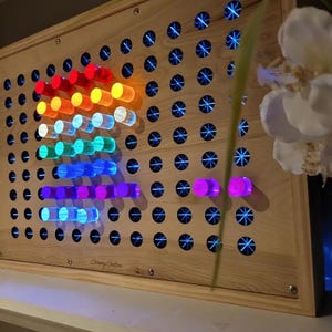 Sensory Light Peg Board Giant Bright Lite Peg Board With Giant Colored ...